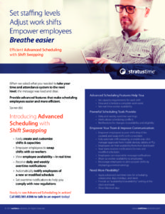 Advanced Scheduling - nettime solutions