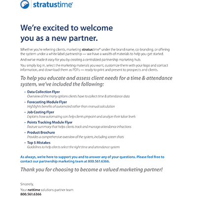 Welcome Partners 2020 (Update) - nettime solutions
